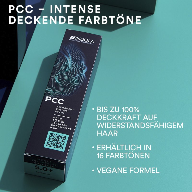 Indola PCC Permanent Colour Creme Intensive Deckkraft Haarfarbe 8.8 ...